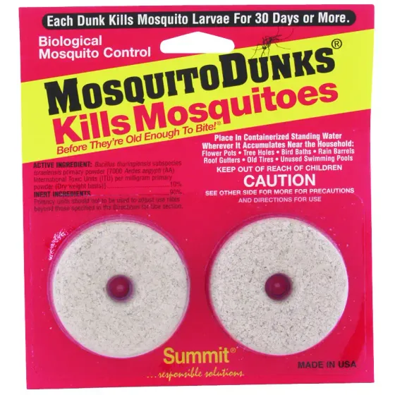 Mosquito Dunks 2 Pack Card — For The Wild Birds