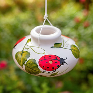 Ladybug Large Hummingbird Feeder — For The Wild Birds